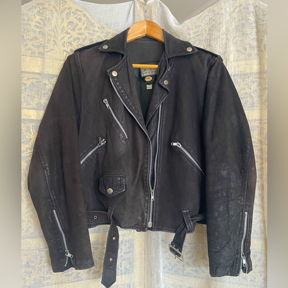 Vera Pelle | Jackets & Coats | Vintage Black Vera Pelle Leather Jacket | Poshmark